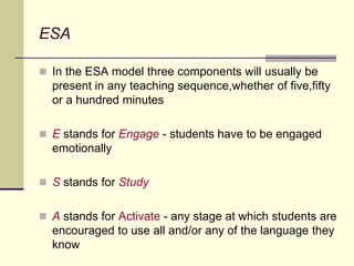 Methods, approaches ... efl | PPTX | Education