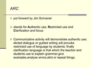 Methods, approaches ... efl | PPTX | Education