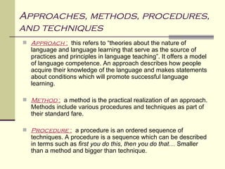 Methods approaches 1 | PPT