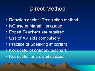 Methodsapproachesandtechniquesofteachingenglish 120908094302-phpapp02 | PPT