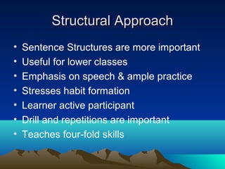 Methods, approaches and techniques of teaching english | PPT