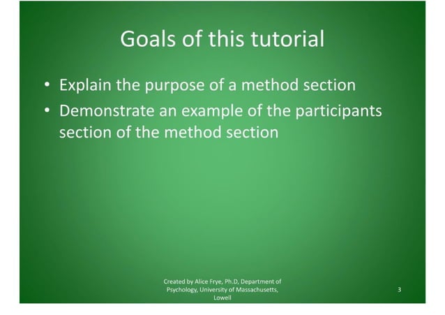 Method Section | PPT