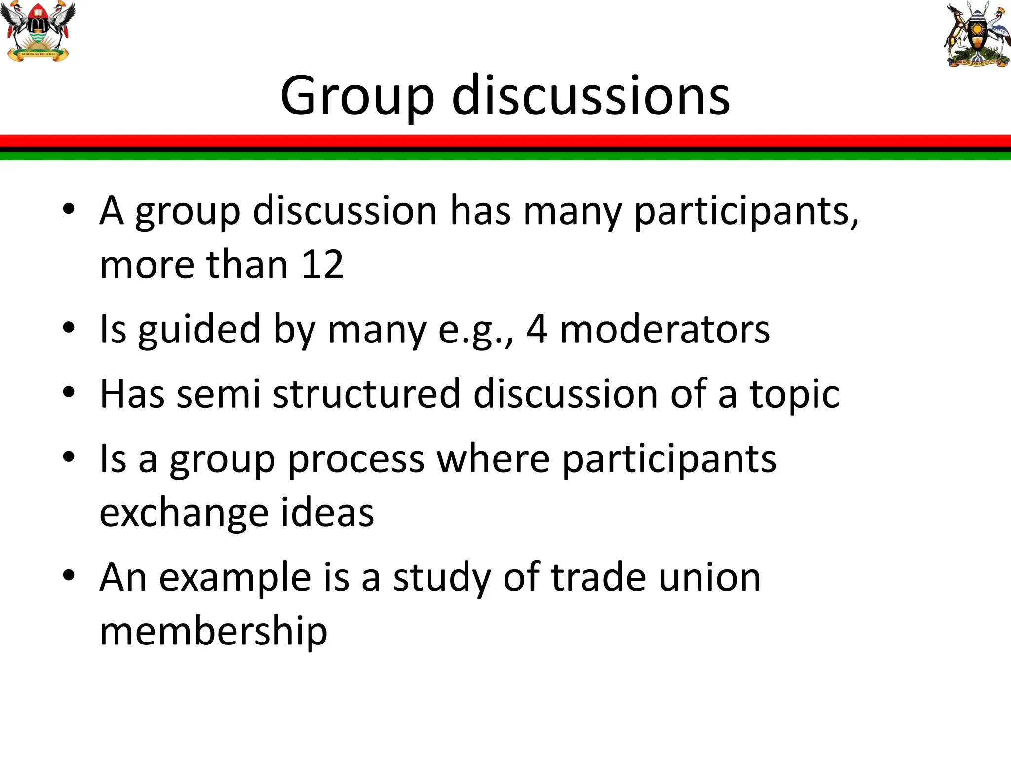 Principles and guidelines on focused group discussion | PDF