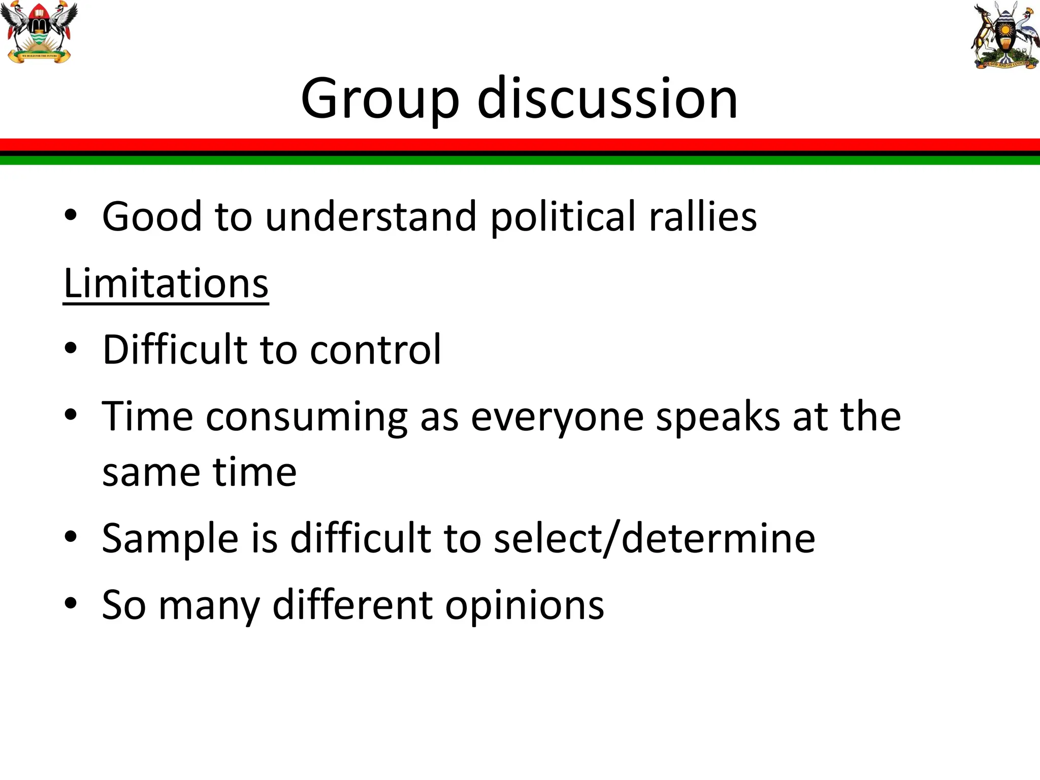 Principles and guidelines on focused group discussion | PDF