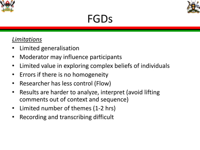 Principles and guidelines on focused group discussion | PDF