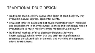 METHODS FOLLOWED IN TRADITIONAL DRUG DESIGN-1.pptx