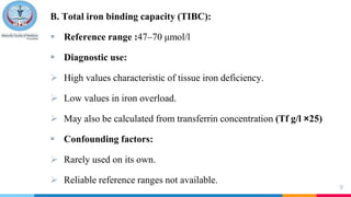 Methods for assessing iron status.pptx
