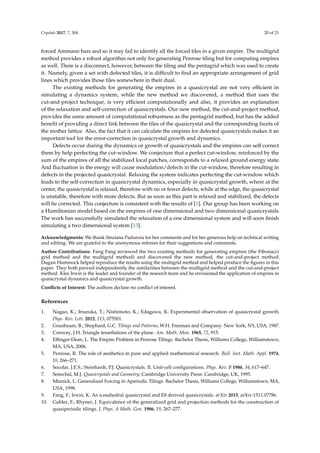 Methods for Calculating Empires in Quasicrystals | PDF