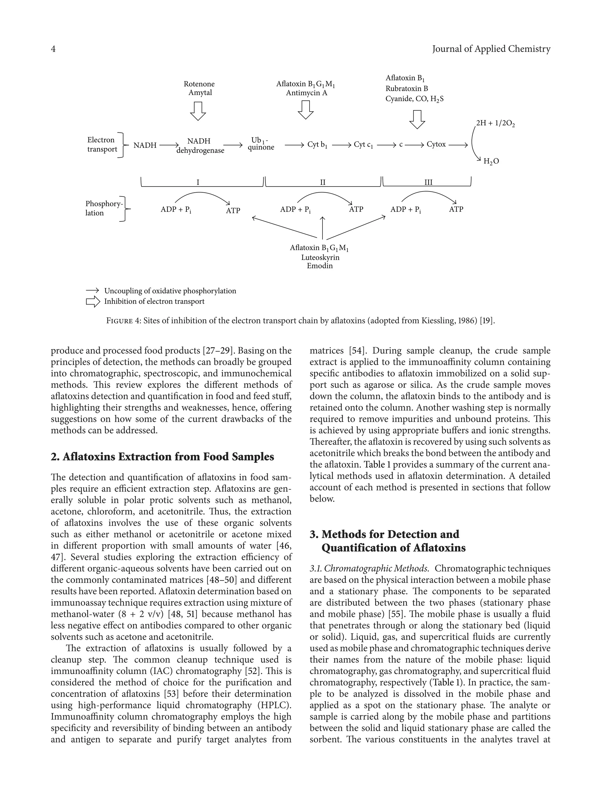 Methods for detection of aflatoxins in agricultural food crops | PDF | Chemistry | Science