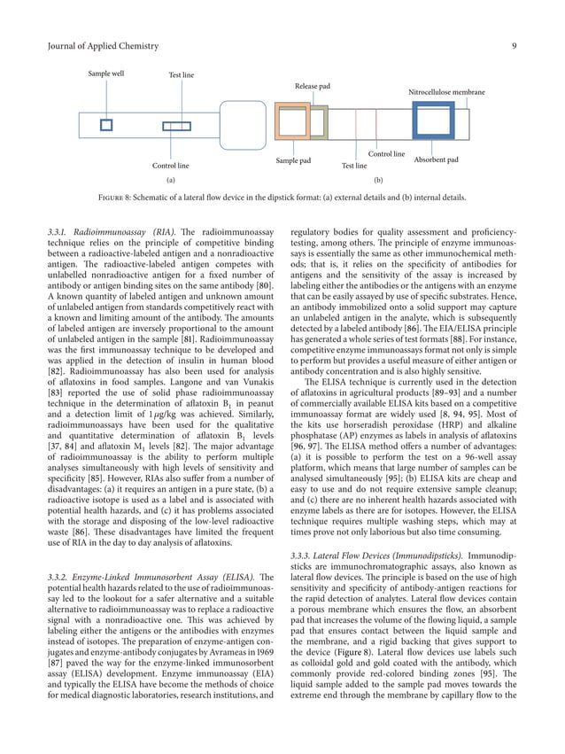 Methods for detection of aflatoxins in agricultural food crops | PDF | Chemistry | Science