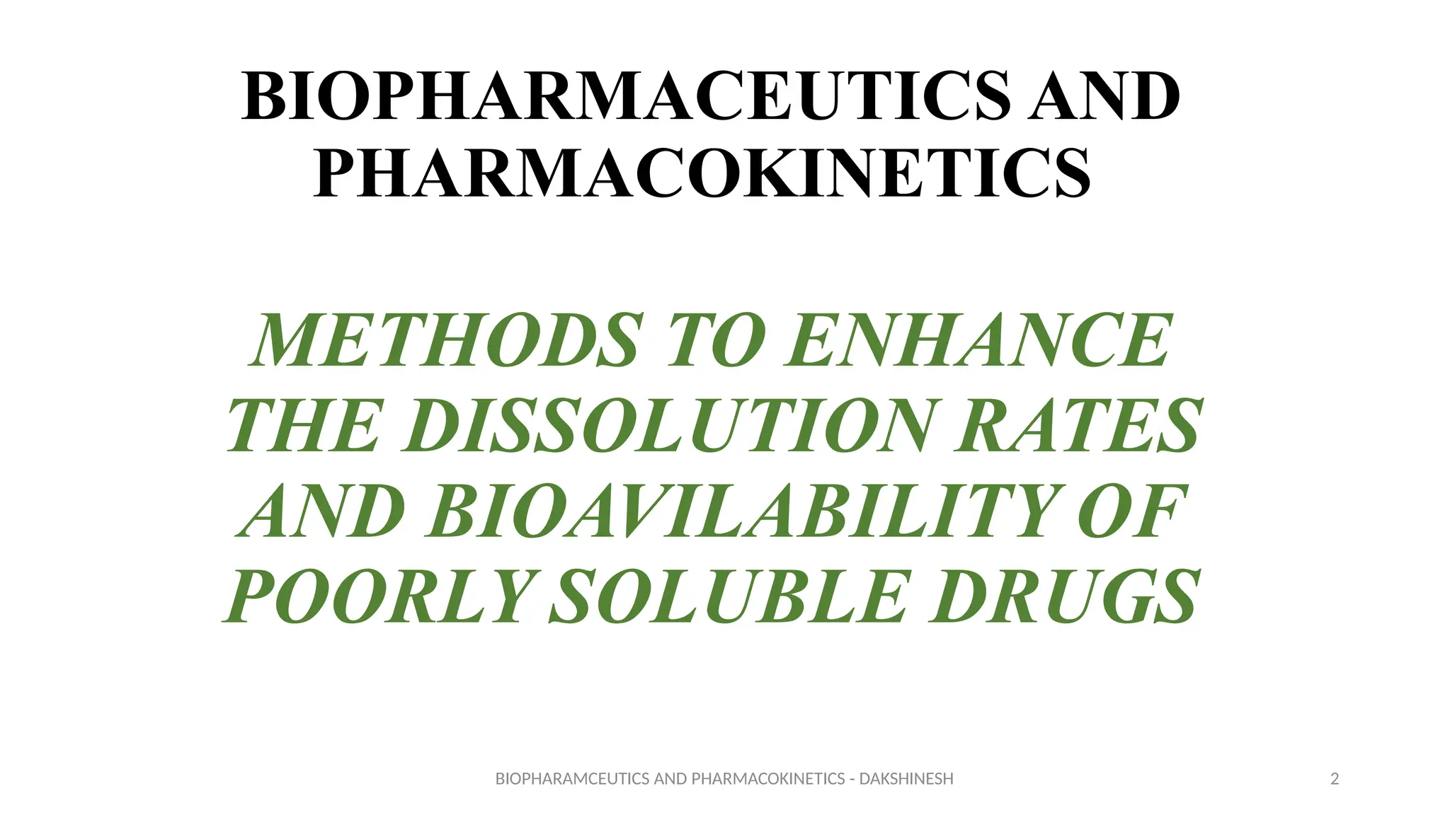 Methods for enhancement of Bioavailability.pptx