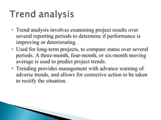 Methods for evaluating project performance | PPT