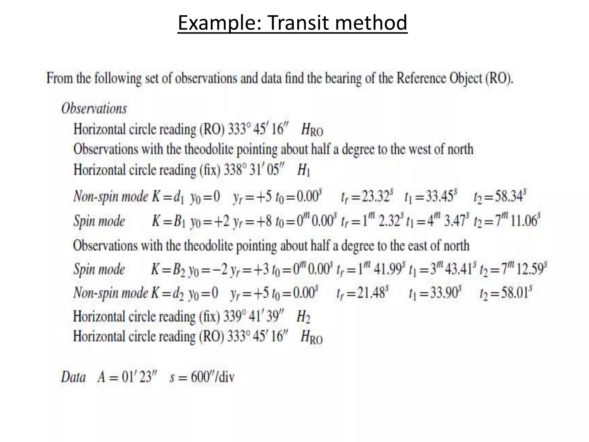 Methods for gyrotheodolite | PPTX