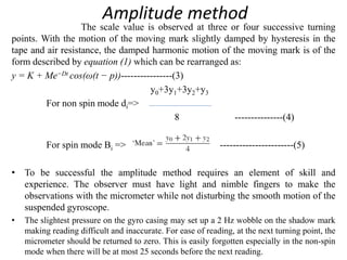 Methods for gyrotheodolite | PPTX