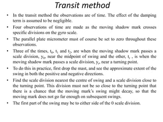 Methods for gyrotheodolite | PPTX