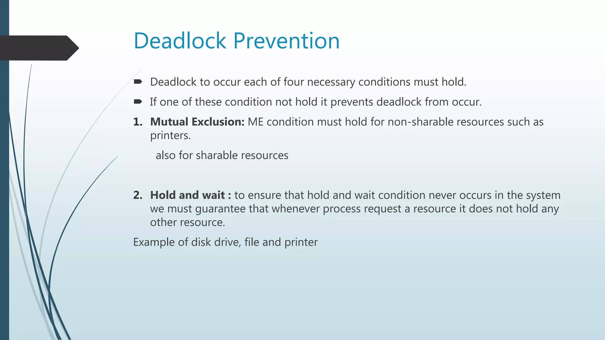 Methods For Handling Deadlock Pptx Operating Systems Computer