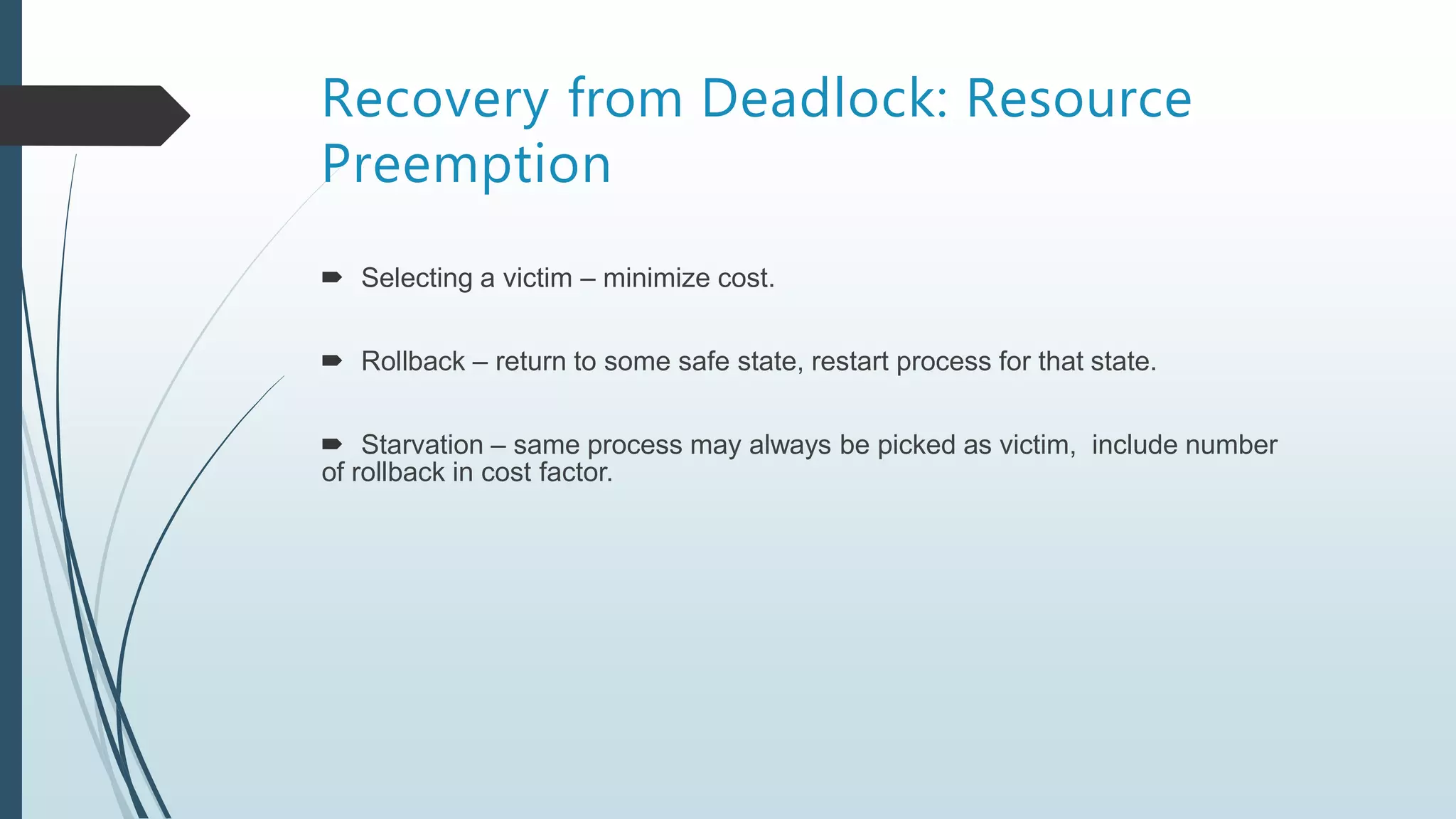 Methods for handling deadlock | PPTX