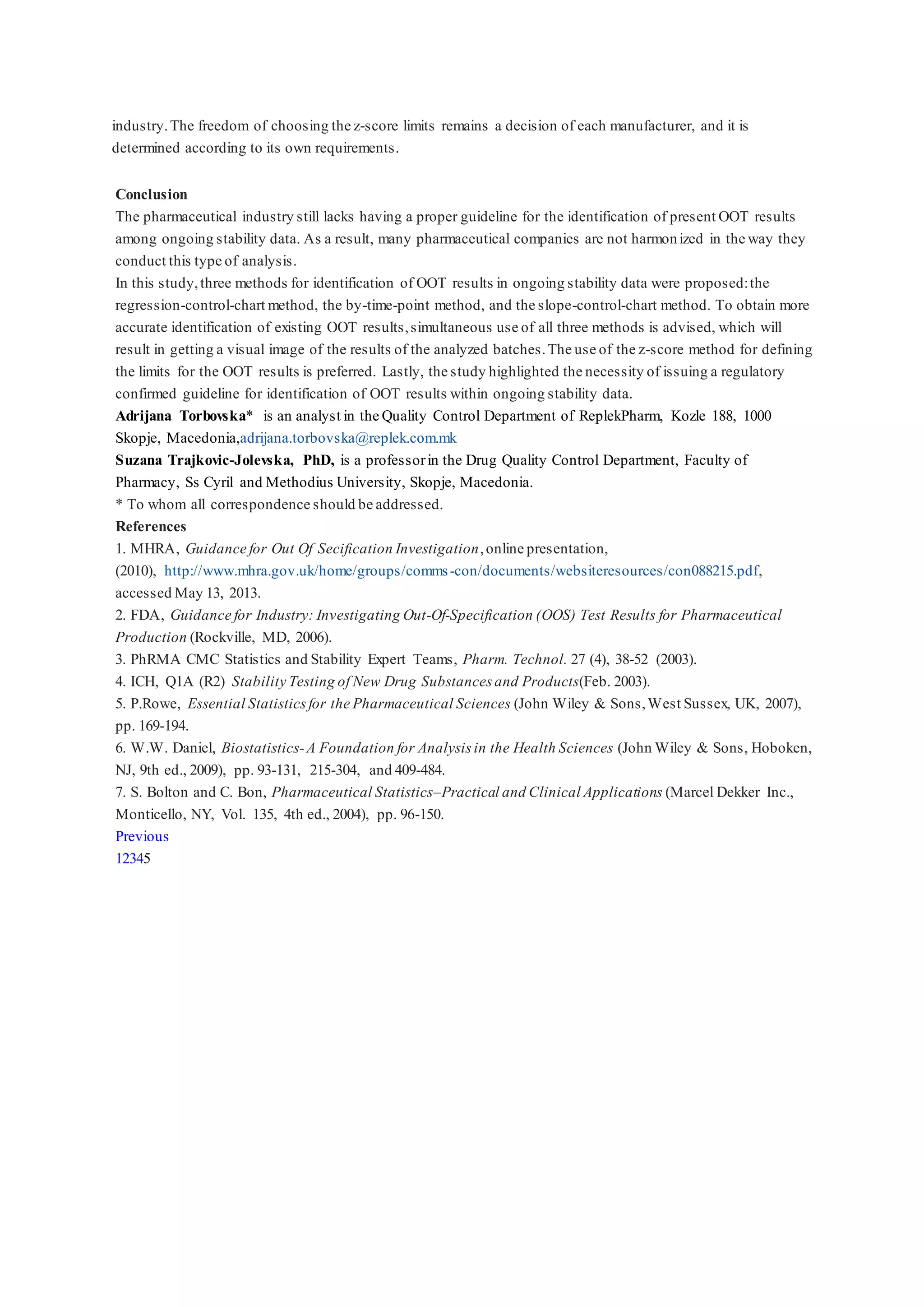 Methods for identifying oot | DOCX