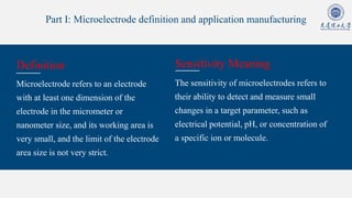 Methods for improving the sensitivity of microelectrodes.pptx