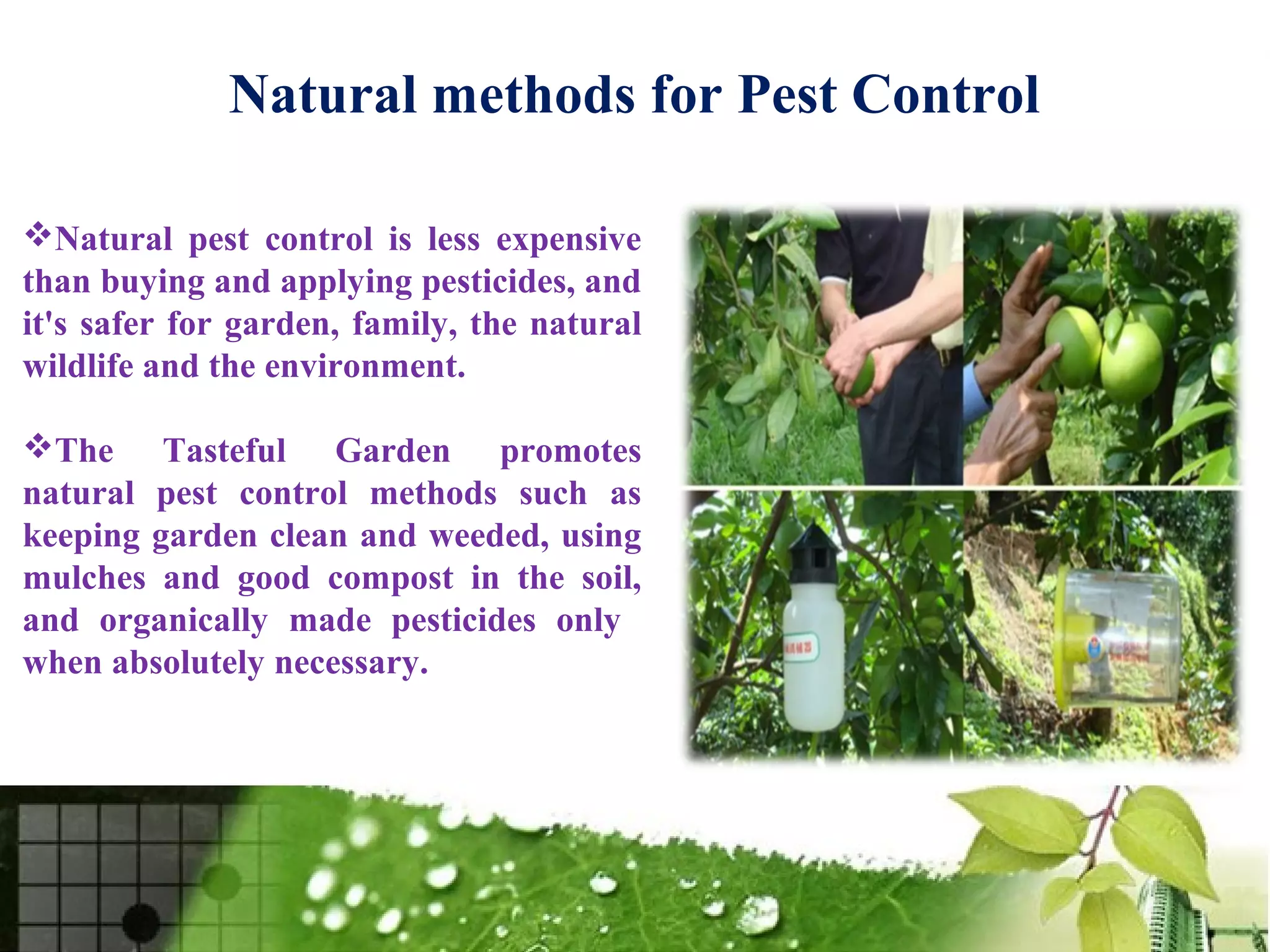 Methods for pest control | PPT