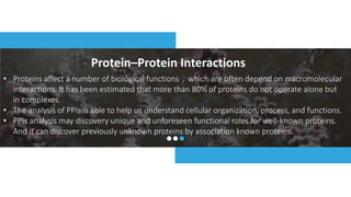 Methods to Detect Protein-Protein Interaction | PPTX