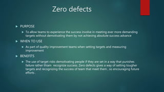 Methods for quality management | PPT