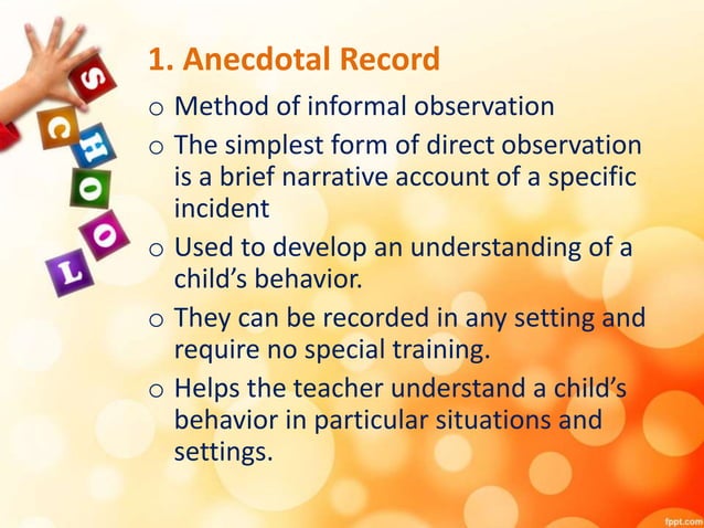 Methods for recording observation | PPTX