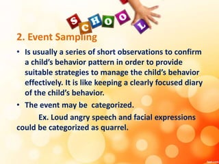 Methods for recording observation | PPTX