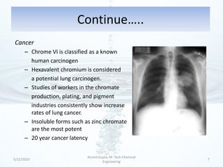 Methods for removal of chromium | PDF