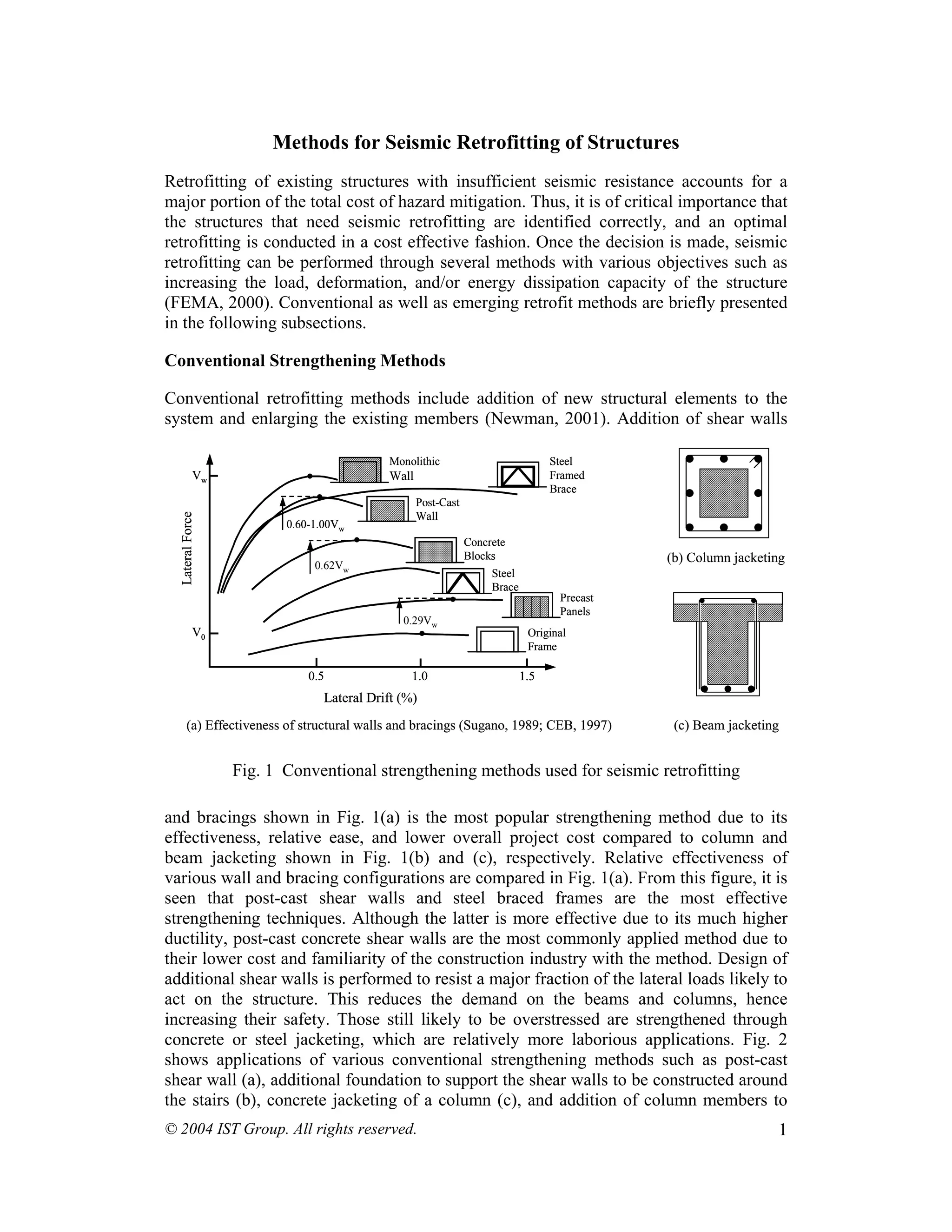 Methods For Seismic Retrofitting Of Structures Comments Pdf