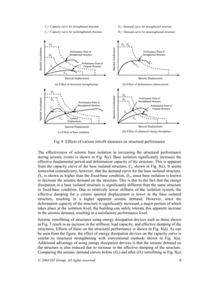 Methods for seismic retrofitting of structures comments | PDF