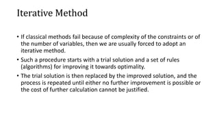 Methods for solving ‘or’ models | PPTX