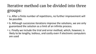 Methods for solving ‘or’ models | PPTX