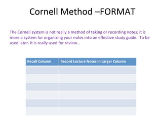 Methods for taking notes.2 | PPT