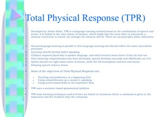 Methods For Teaching English | PPT