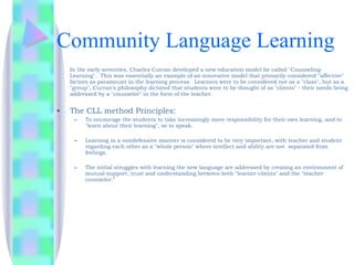 Methods For Teaching English | PPT