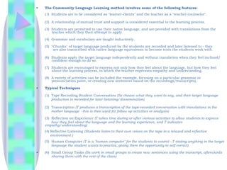 Methods For Teaching English | PPT