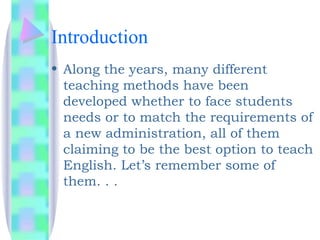 English teaching methods | PPT