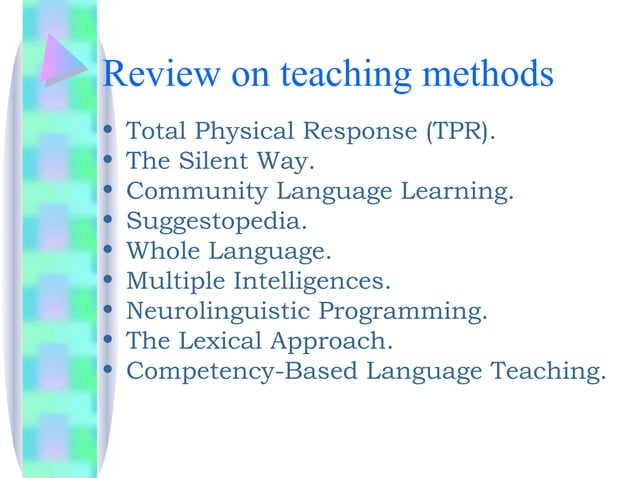 English teaching methods | PPT