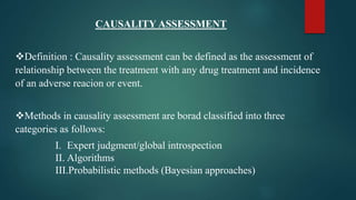 Methods in causality assessment.pptx