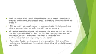 Methods in developing a paragraph | PPT