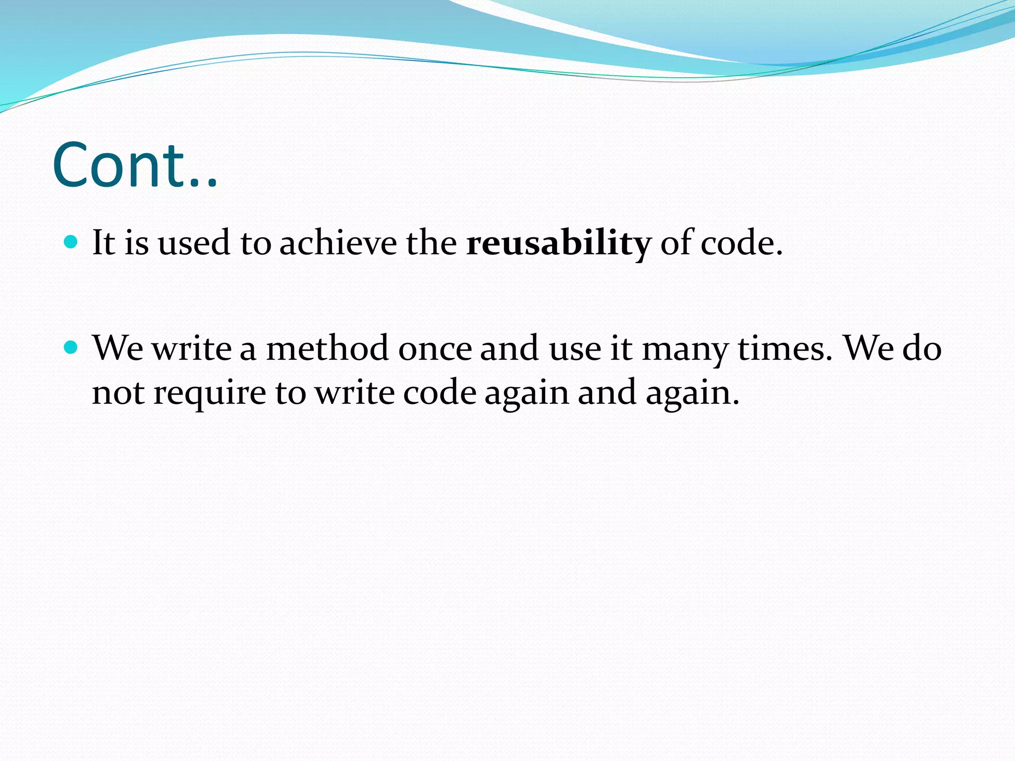 Methods in java | PPTX