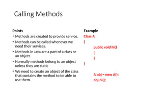 Methods in Java its a presentation that .pptx