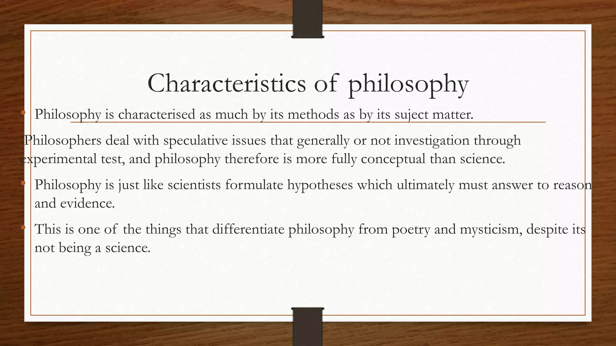 Methods in philosophy | PPTX