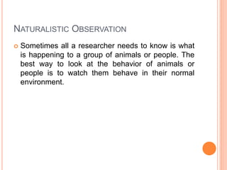 Methods in psychology | PPTX