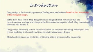 Methods in Rational Drug design.pptx