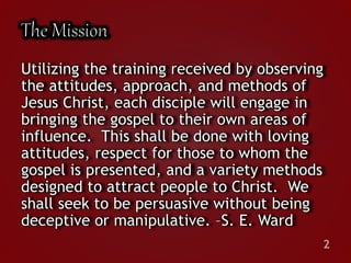 Methods in the mission | PPT
