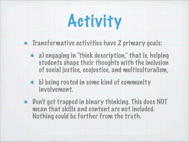 Transformative Teaching Methods | PDF