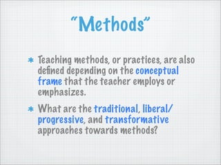 Transformative Teaching Methods | PDF