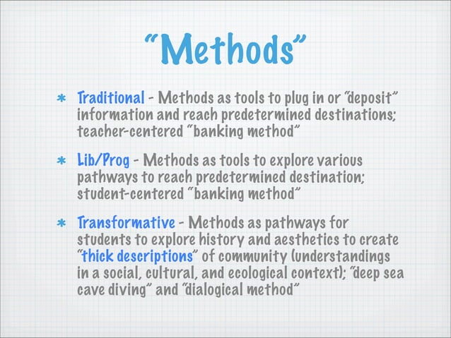 Transformative Teaching Methods | PDF